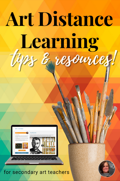 Distance Learning for Visual Art – A Space to Create Art
