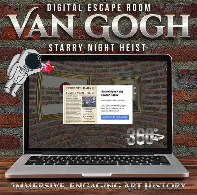 Fun and Engaging Art History! Digital Escape Rooms! – A Space to Create Art