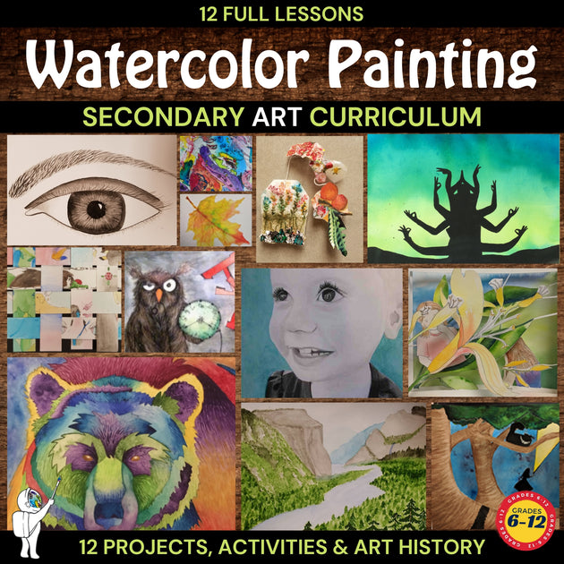 Year Long High School Painting Curriculum - High School Visual Art - 2 ...