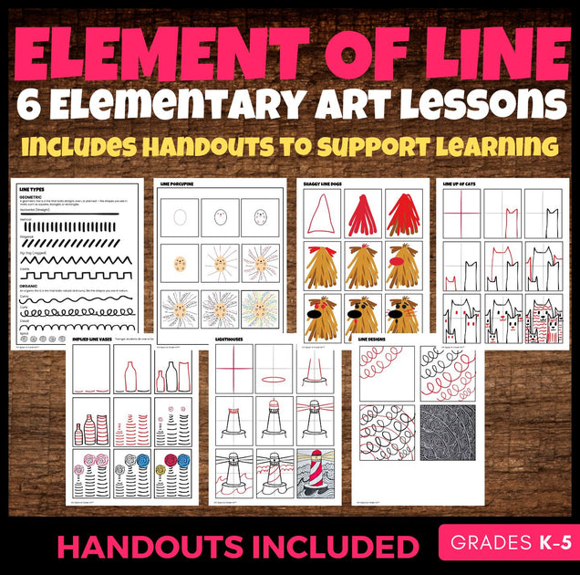 Element of Line - Art Ideas for Elementary Art – A Space to Create Art