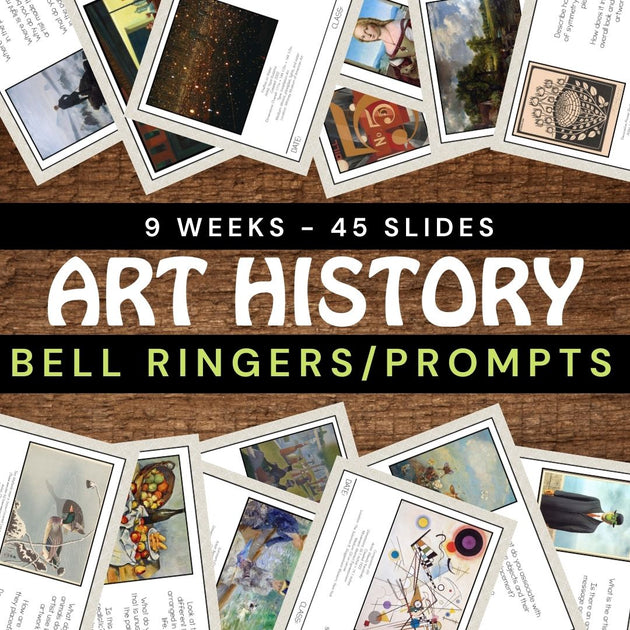 Art History Bell-Ringers, Art History Reflection Cards and Student Tra ...