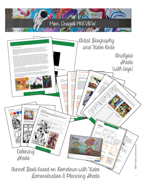 2nd Edition - Art History Worksheet Packet for Middle School Art- (10 ...