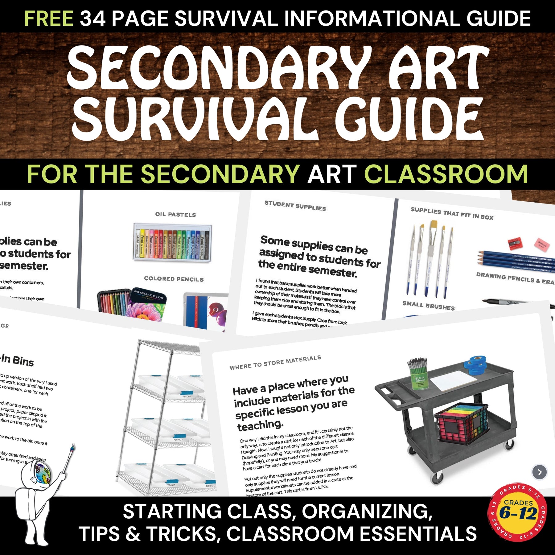 Free Secondary Art Teacher Survival Guide for the Middle or High Schoo ...