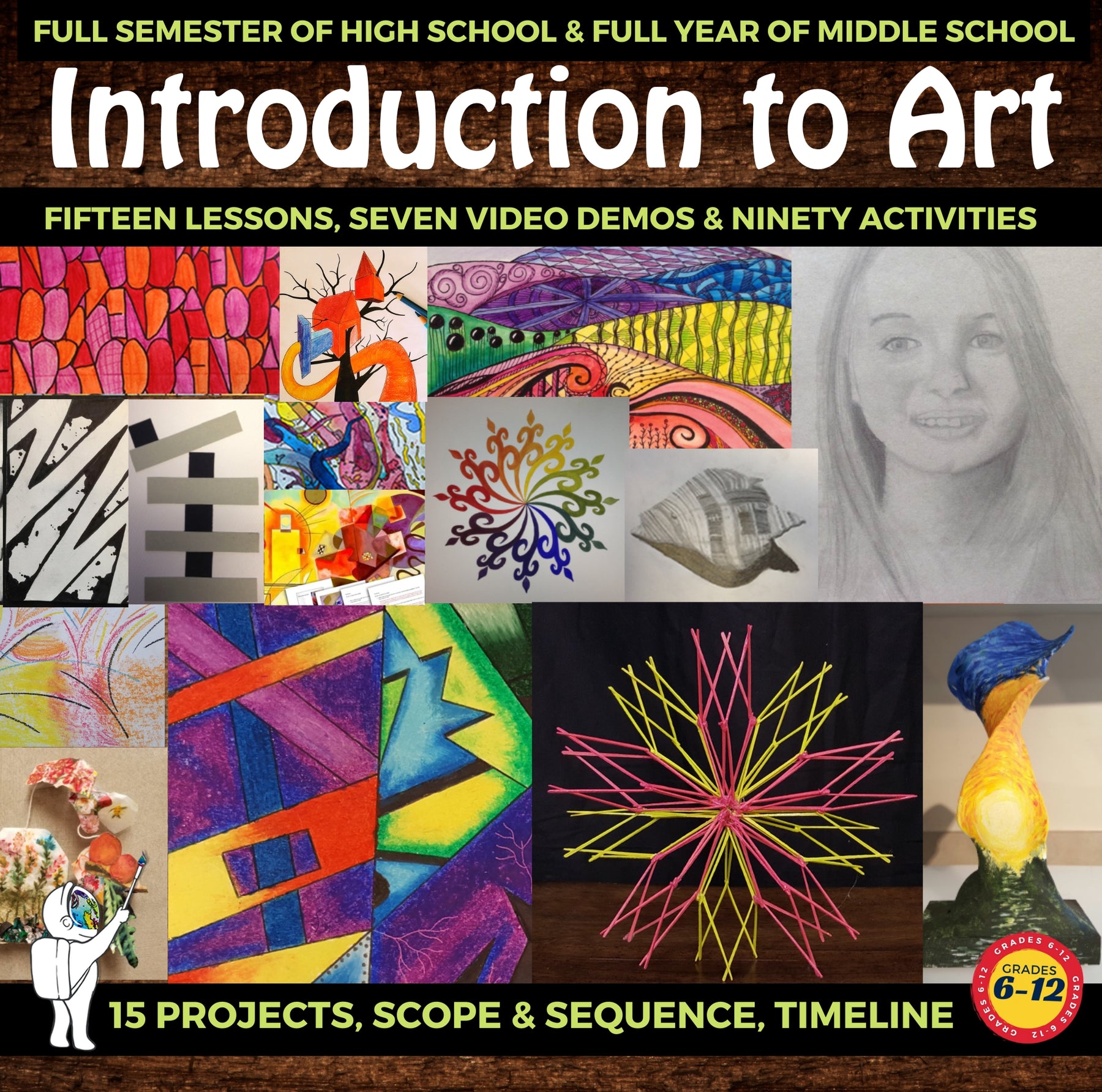 Introduction to Art - Semester Long High School or Middle School Art C ...