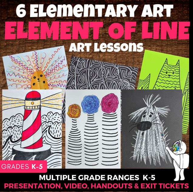 Element of Line - Art Ideas for Elementary Art – A Space to Create Art