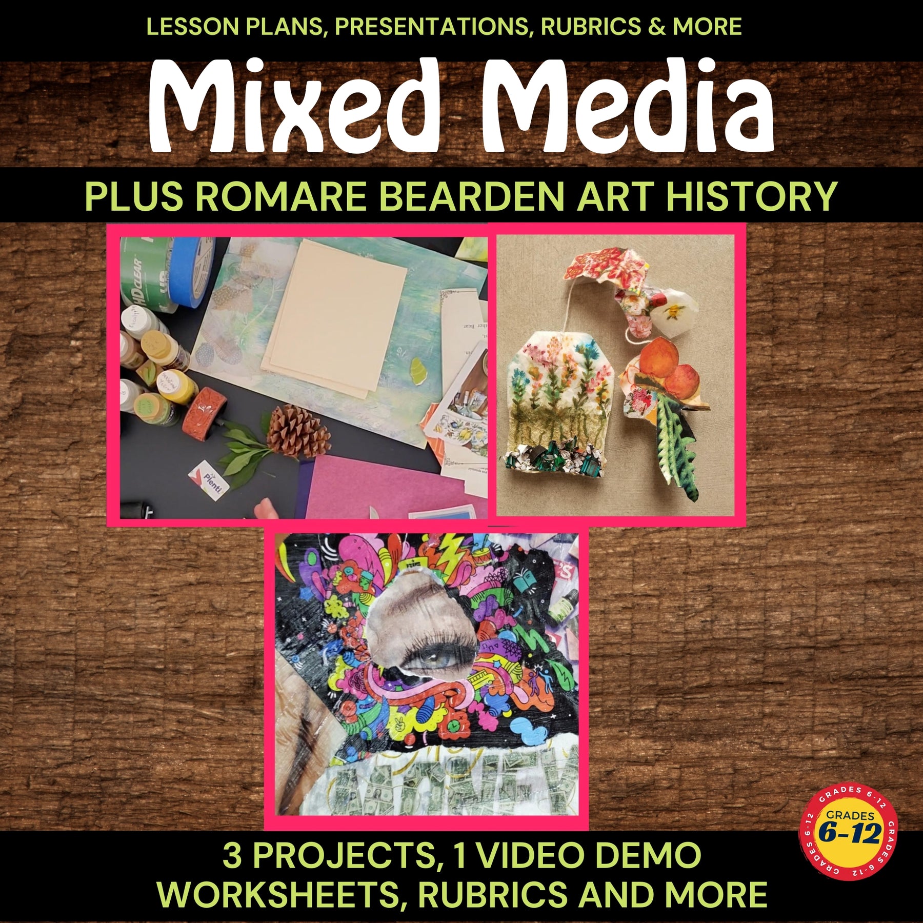 Special Needs Friendly Intro to Art Curriculum for Middle School or Hi ...