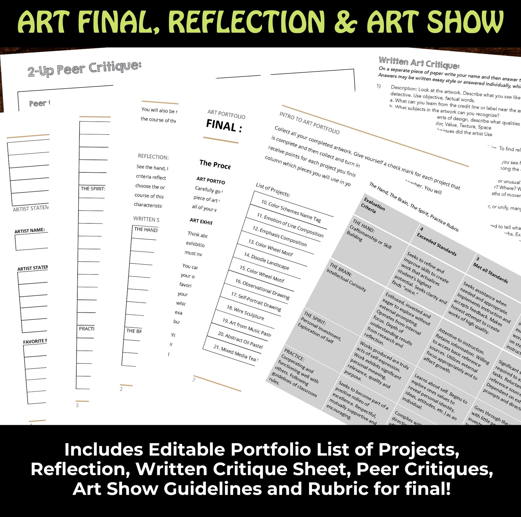 Introduction to Art - Semester Long High School or Middle School Art C ...