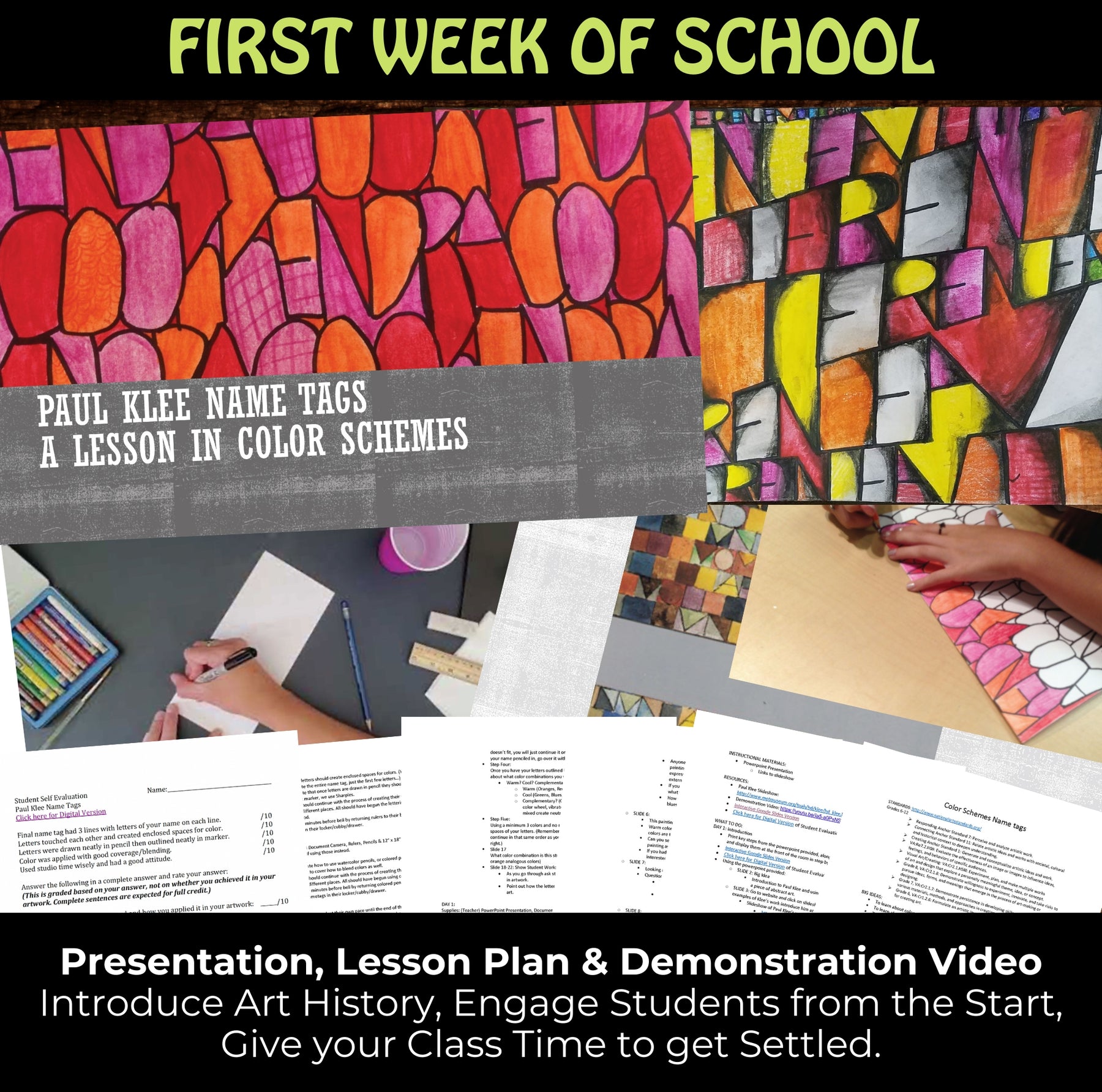 Introduction to Art - Semester Long High School or Middle School Art C ...