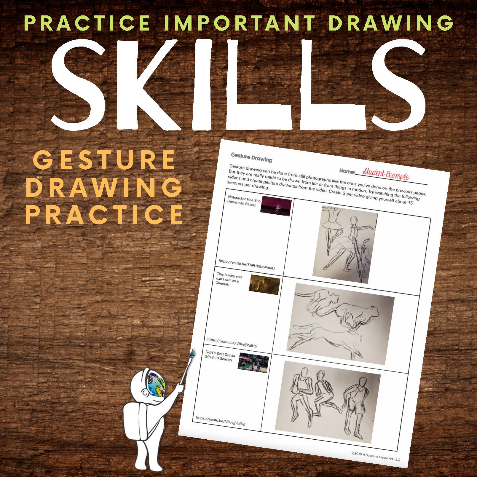 Art Worksheets Bundle, 120+ Pages, Middle & High School Art, Subs Less ...