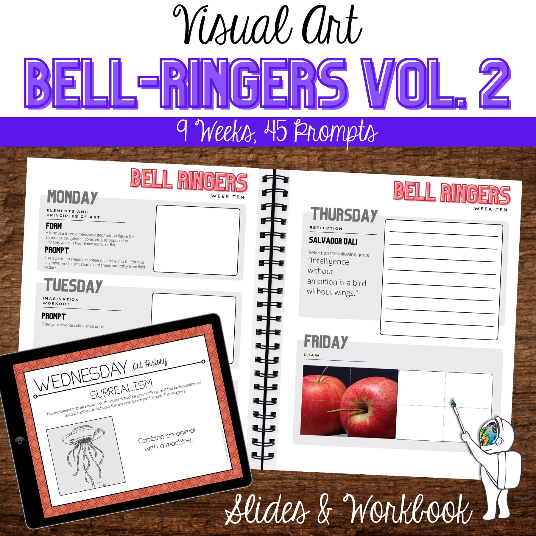 Visual Art Bell Ringers 2 - Middle, High School Art Bell Ringers - Set ...