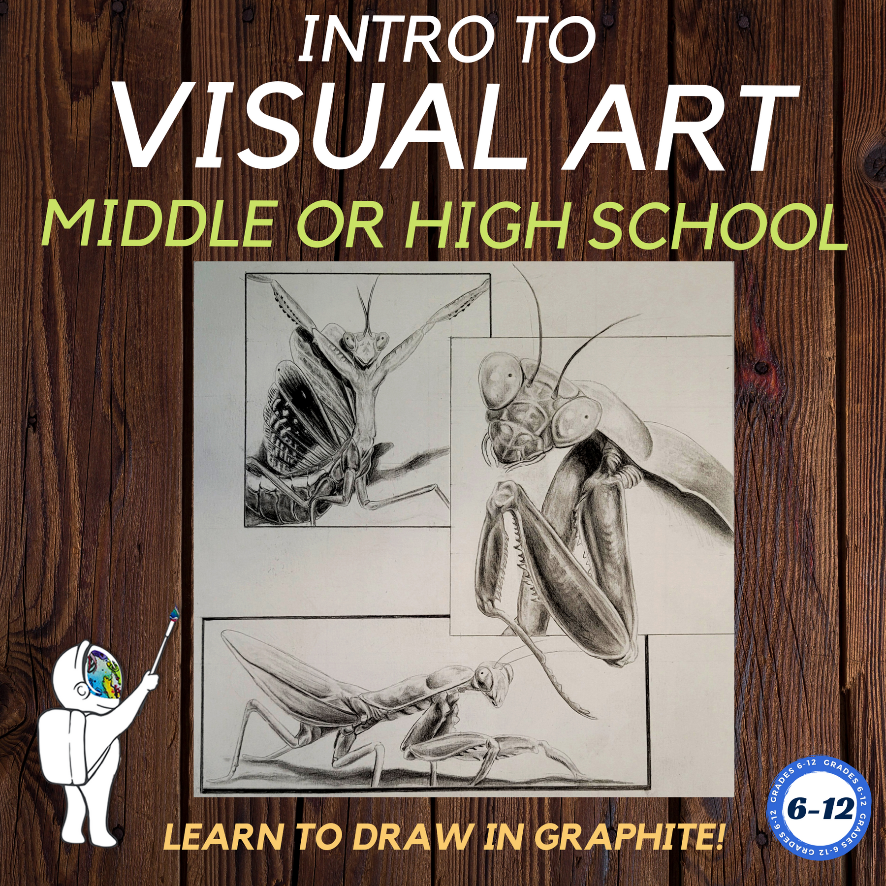 Introduction to Visual Art 2: High School Middle School Art Curriculum ...