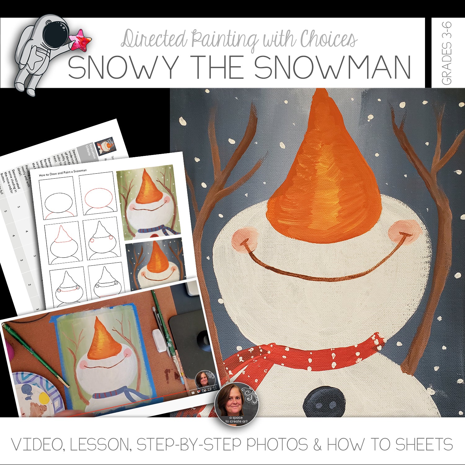 Snowy the Snowman – A Space to Create Art